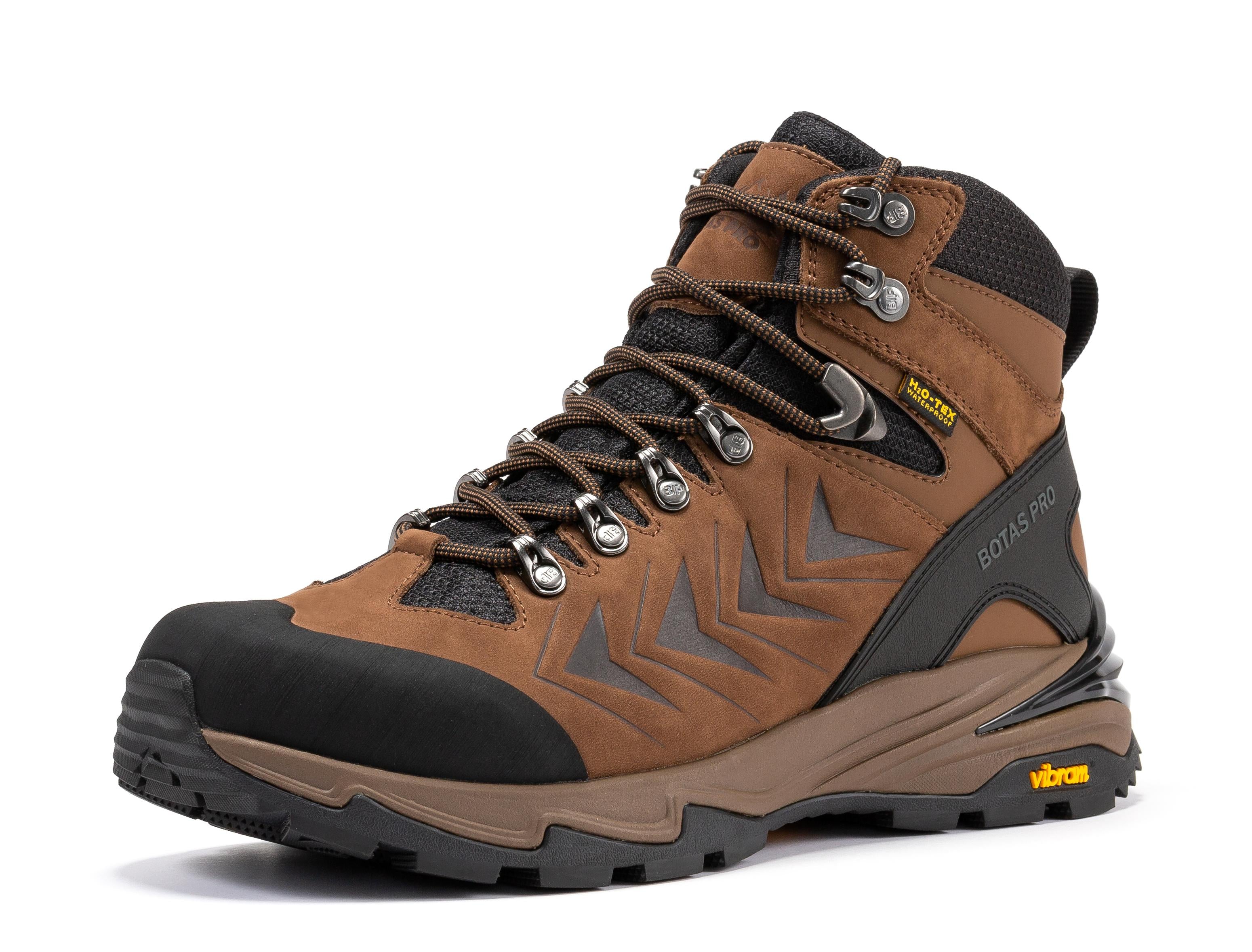 Botas Pro Brown 6 Inch Waterproof Hiking Boots with VIBRAM® Traction L ...